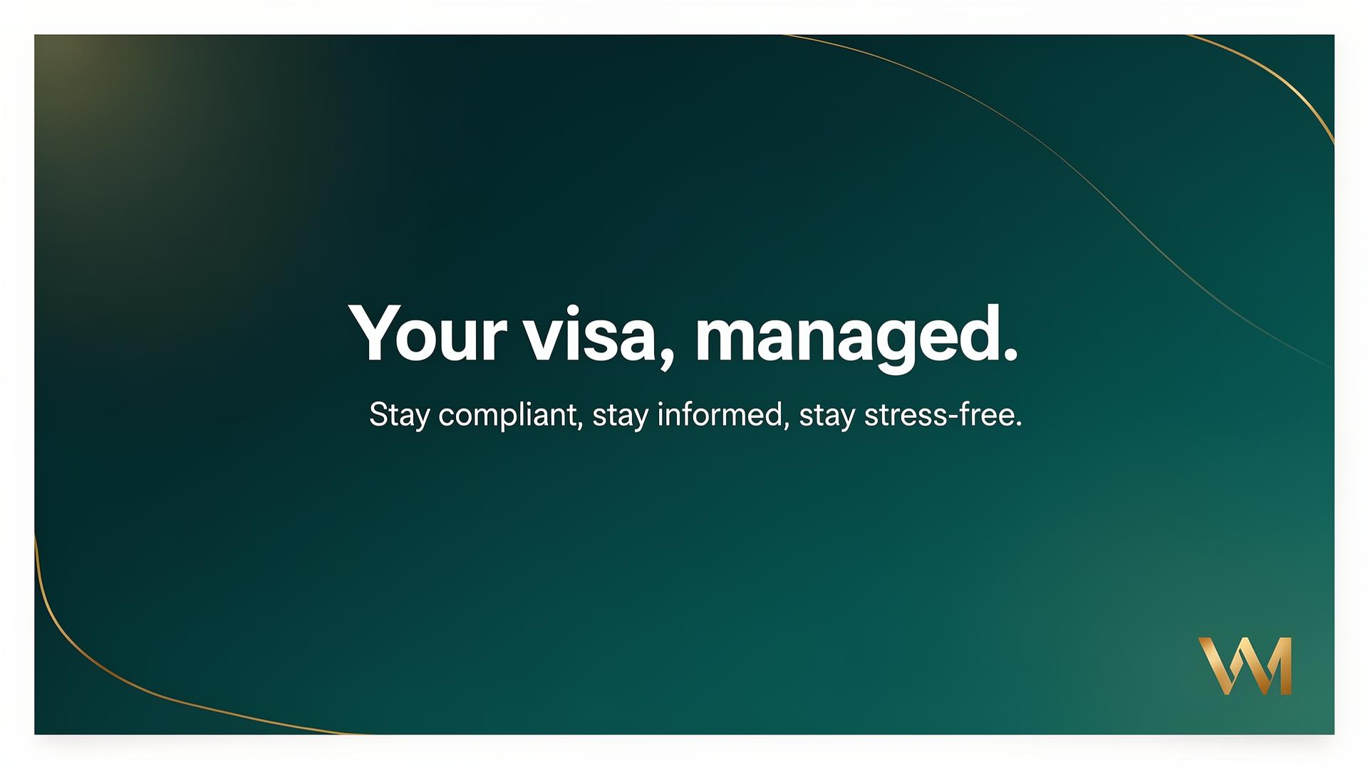 Visa Manager – Your visa, managed